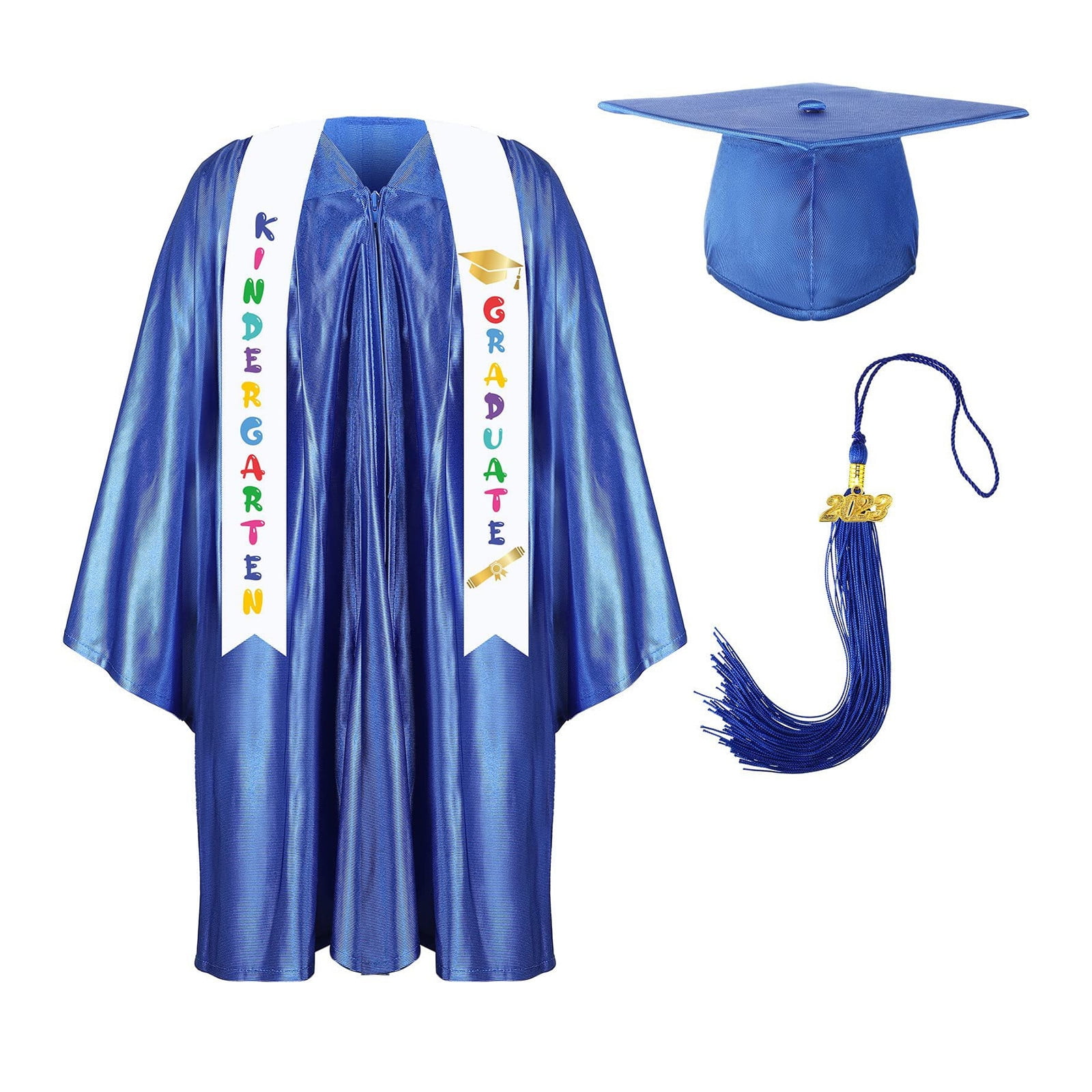 pop seller Kindergarten Graduation Cap With Tassel & Printed Gown ...