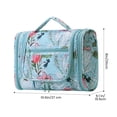 Large Hanging Travel Toiletry Bag Dopp Kit with Hook Cosmetic Makeup ...