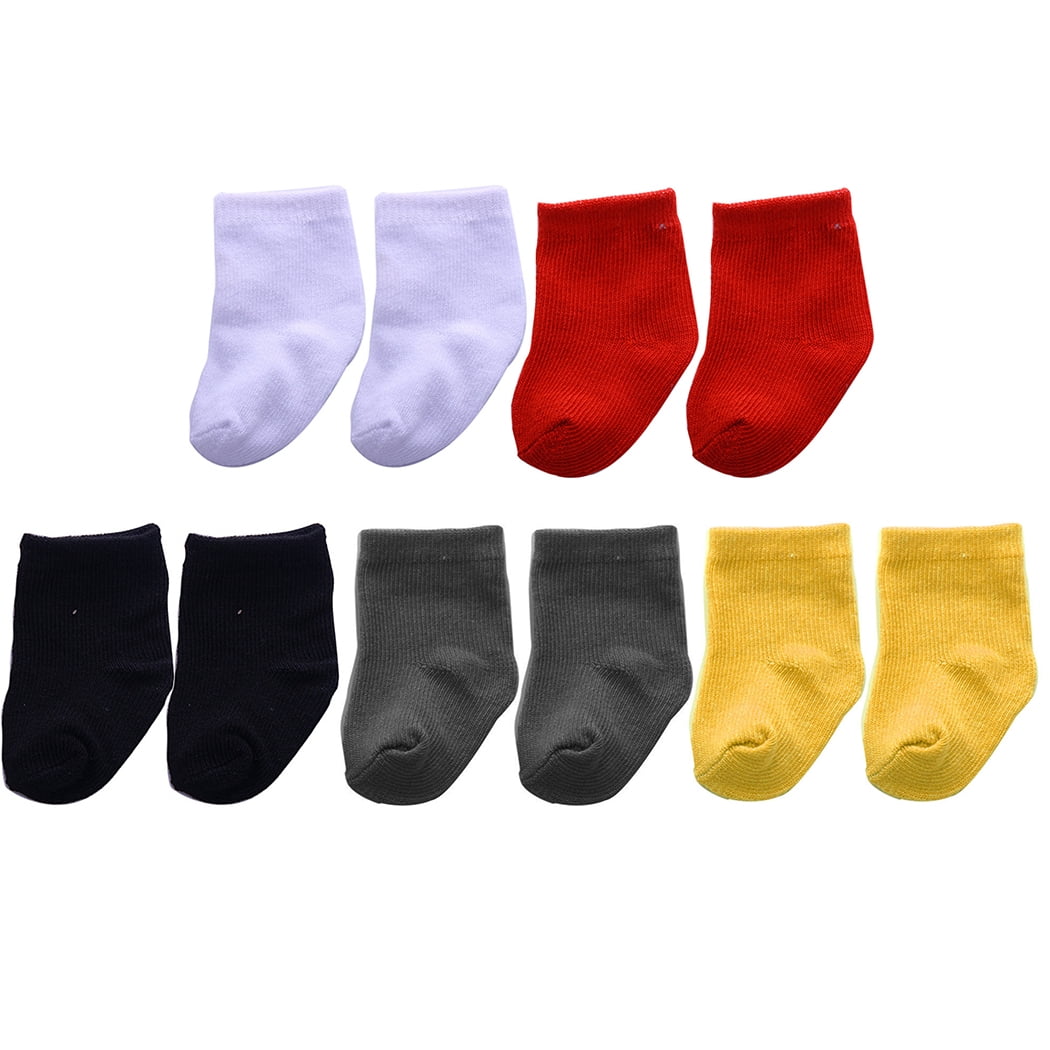 Click here for Nobrand 5 Pairs Doll Socks Solid Color Doll Cotton... prices