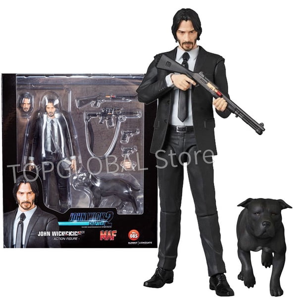 Mafex 085 JOHN WICK Capítulo 2 con perros figura de acción muñeca ...