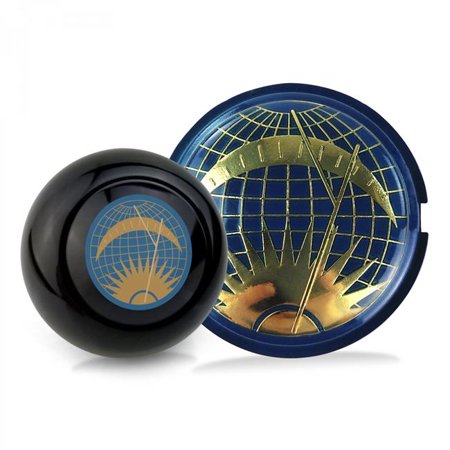 Sun & Moon 2 Piece Kit - Horn Button & Black 12 mm Shift Knob Bus ...