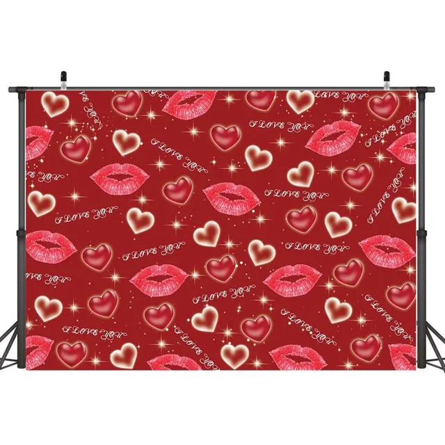 7×5ft Happy Valentine's Day Backdrop for Photography Early 2000s Red ...