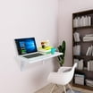 Zimtown Foldable Wall-Mounted Study Table, Collapsible Office Home ...