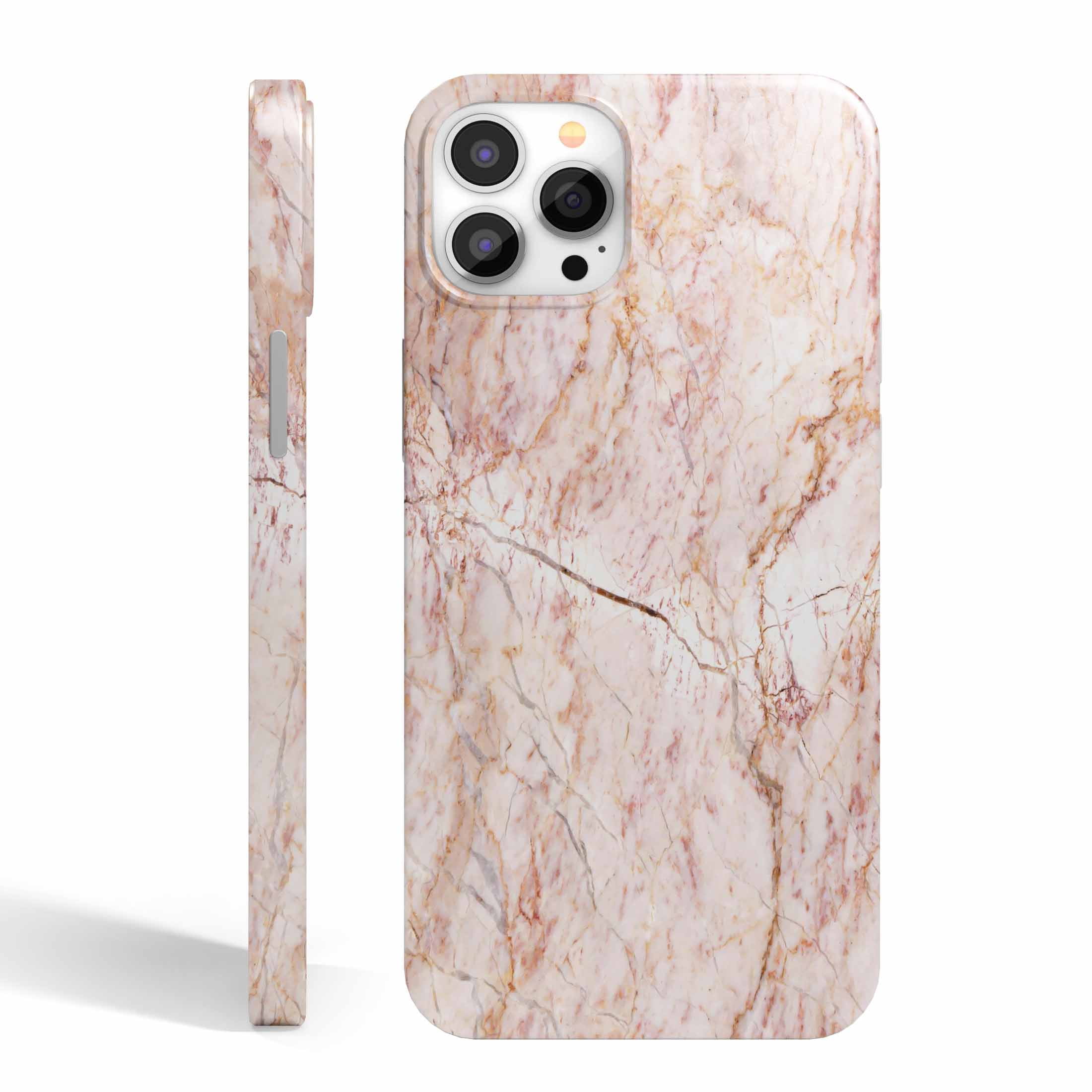 Tobelint Real Marble Texture Case for iPhone 12 Pro Max, Slim Full ...