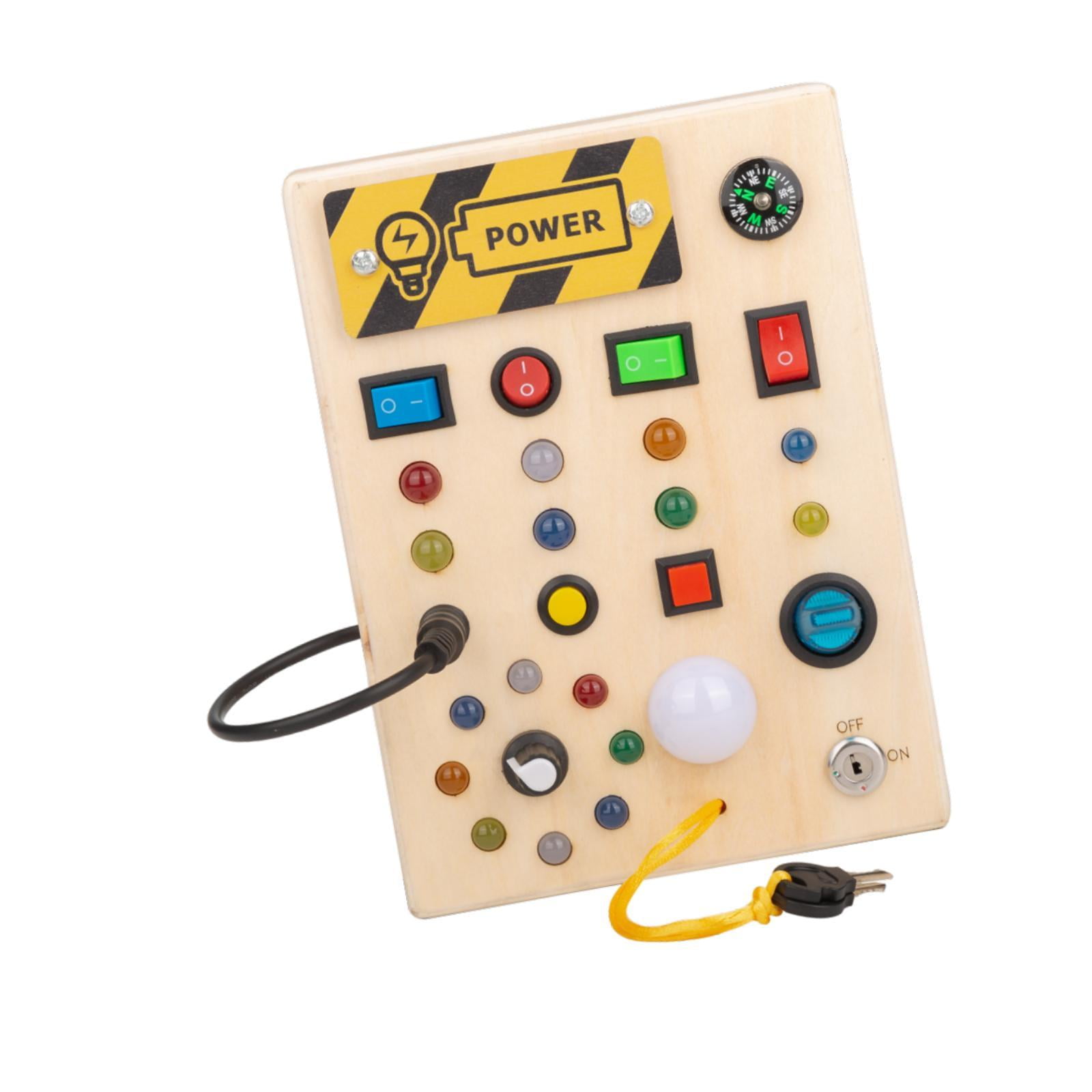 Click here for Lipstore Wooden Busy Board With Led Light Early Le... prices