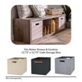 Better Homes & Gardens 4 Cube Vertical Storage Organizer, Rustic Gray ...