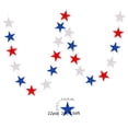 Cadancy Star Garland Patriotic Banner Hanging Decorations Paper Stars ...