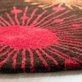 SAFAVIEH Soho Danielle Fire Works Wool Runner Rug, Brown/Multi, 2'6" x ...