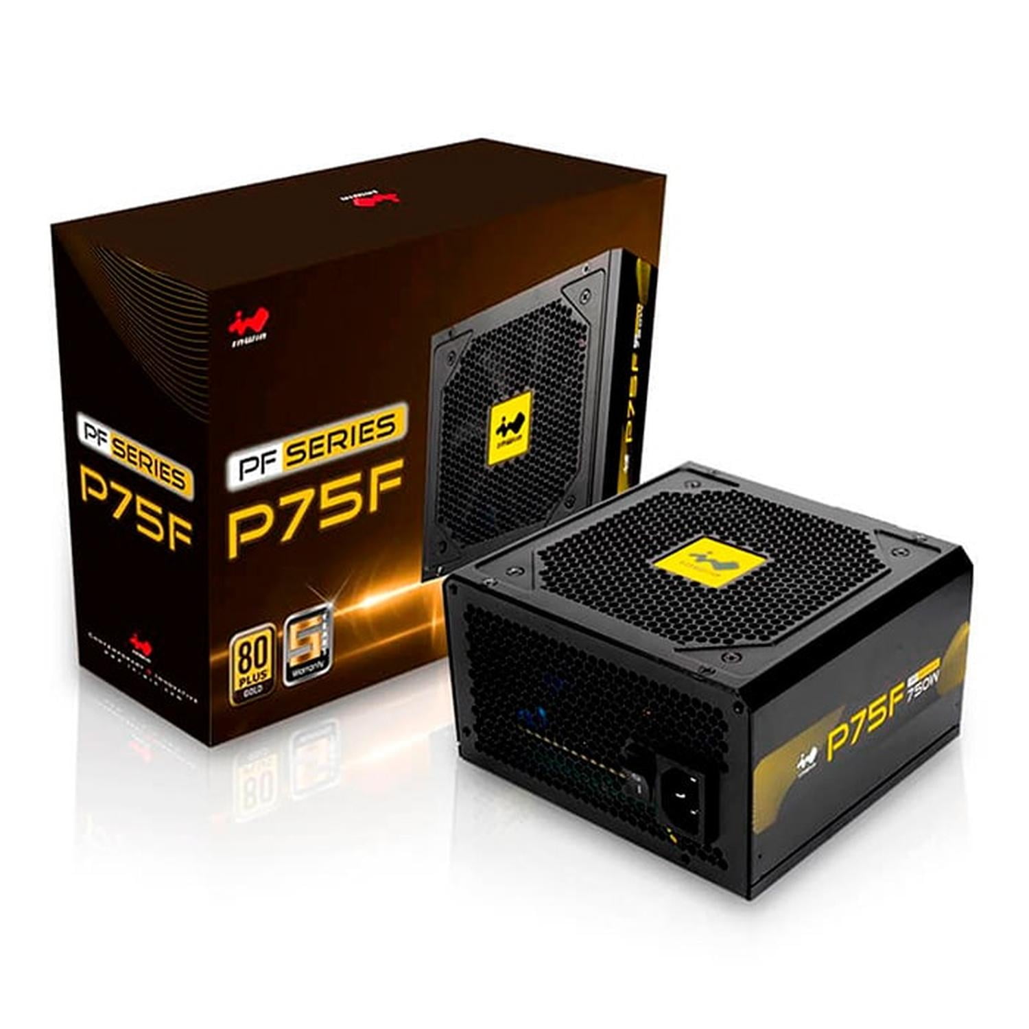 Fuente de Poder PC 750W IN WIN 80 Plus Gold P75F IW-PS-PF750W No ...