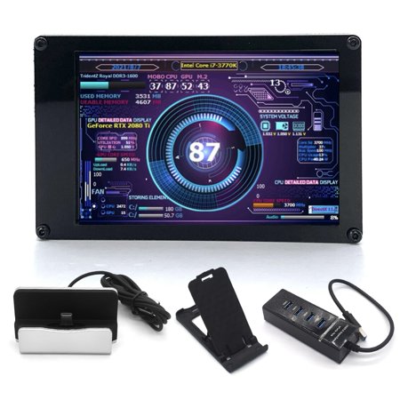 Computer Monitor For Mini ITX Case 3.5 Inch IPS TYPE-C Secondary Screen ...