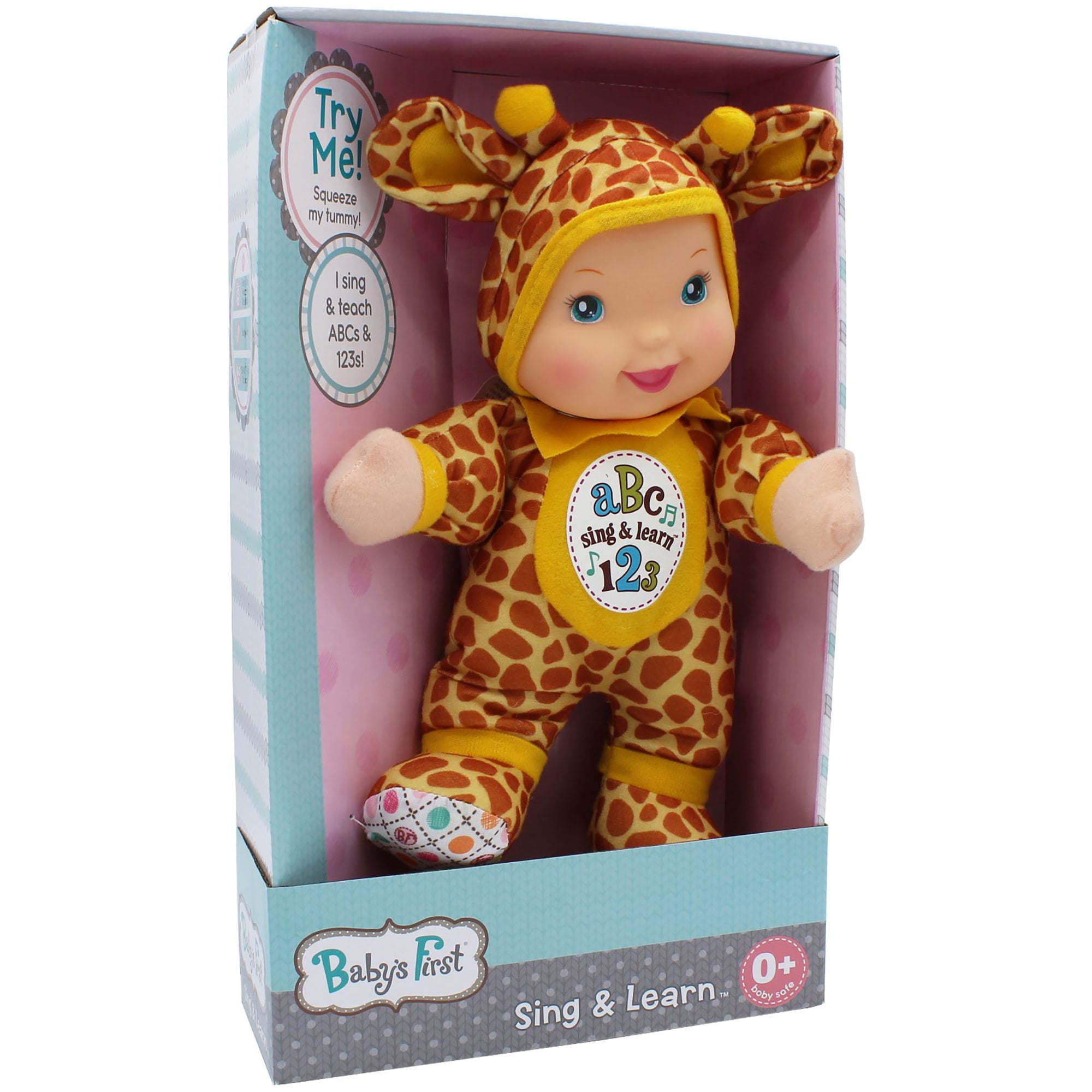 Baby's First Sing & Learn Giraffe Toy Doll - All Ages - Walmart.com
