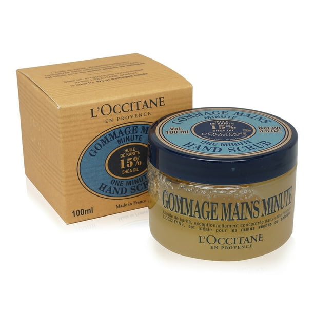 L'Occitane Shea Butter One Minute Hand Scrub-100ml - Walmart.com