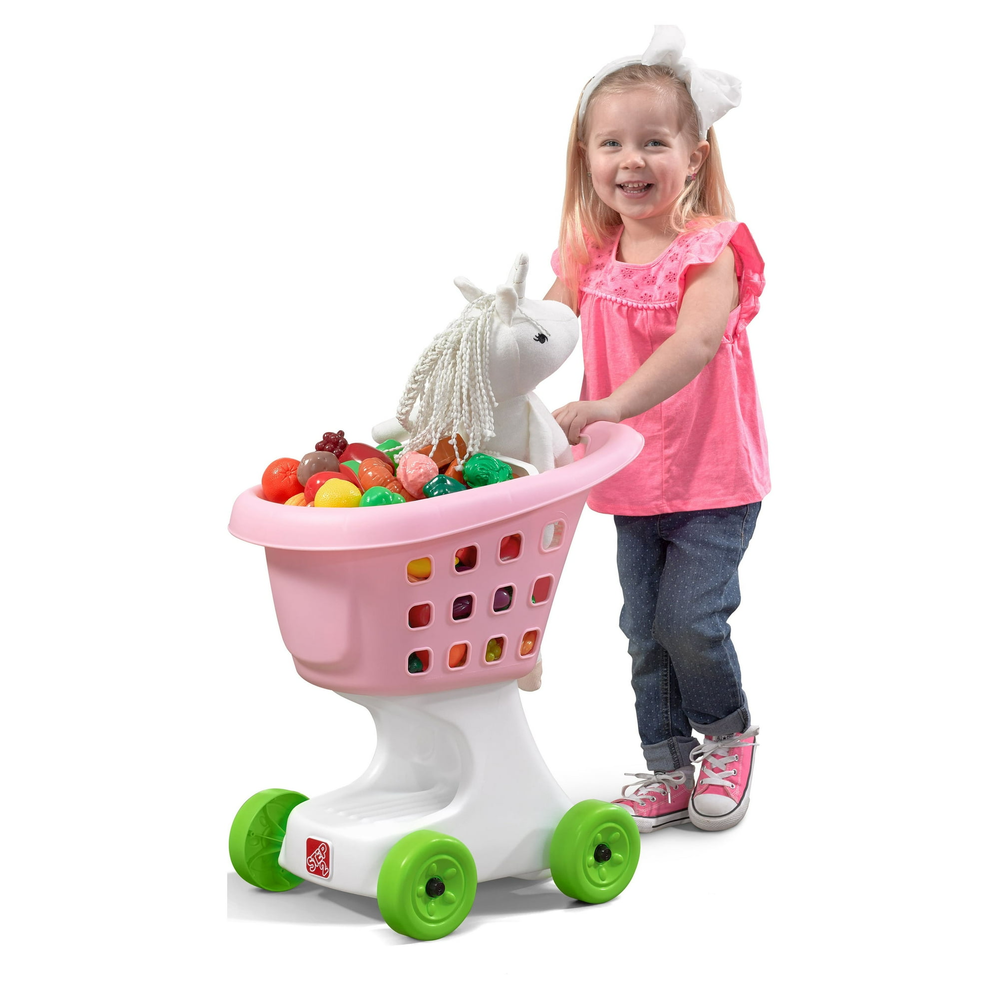 Click here for Step2 Little Helpers Shopping Cart Pink Toy Shoppi... prices