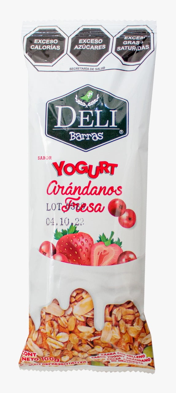 DELI BARRA YOGURT SABOR FRESA ARANDANO | Walmart en línea