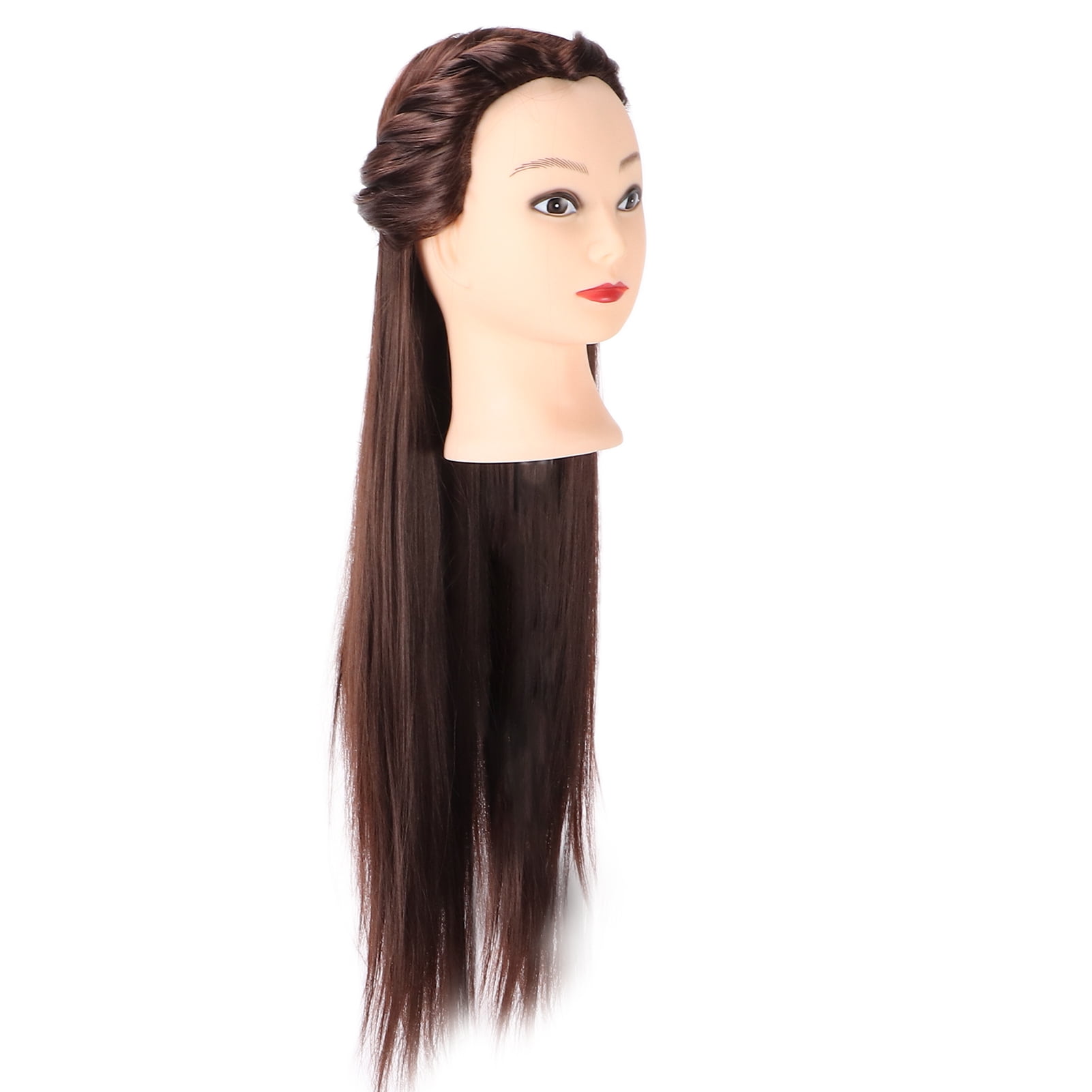Click here for Fyydes Hair Styling Head  Dark Brown Hairdressing... prices