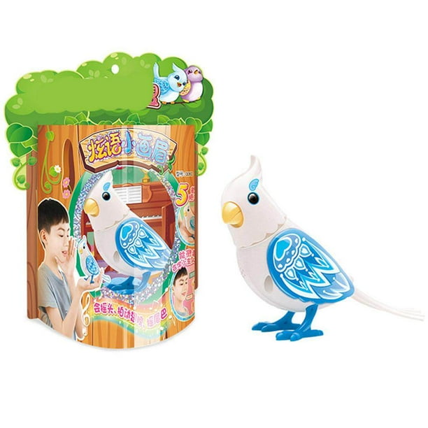 kurtrusly Electric Bird Talking Parrot Birds Intelligent Pets Sound ...
