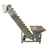 INTSUPERMAI Inclined Bucket Elevator Rice Nut Granule Lifting Conveyor Stainless Steel - Walmart.com