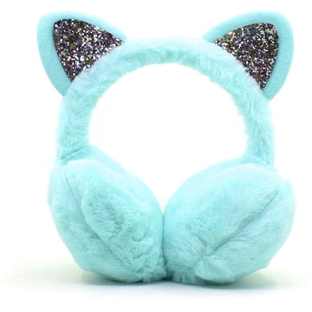 Ladies Earlap Women Kid Cute Ear Muffs Kids Lovely Cat Ear Muff Warmer ...