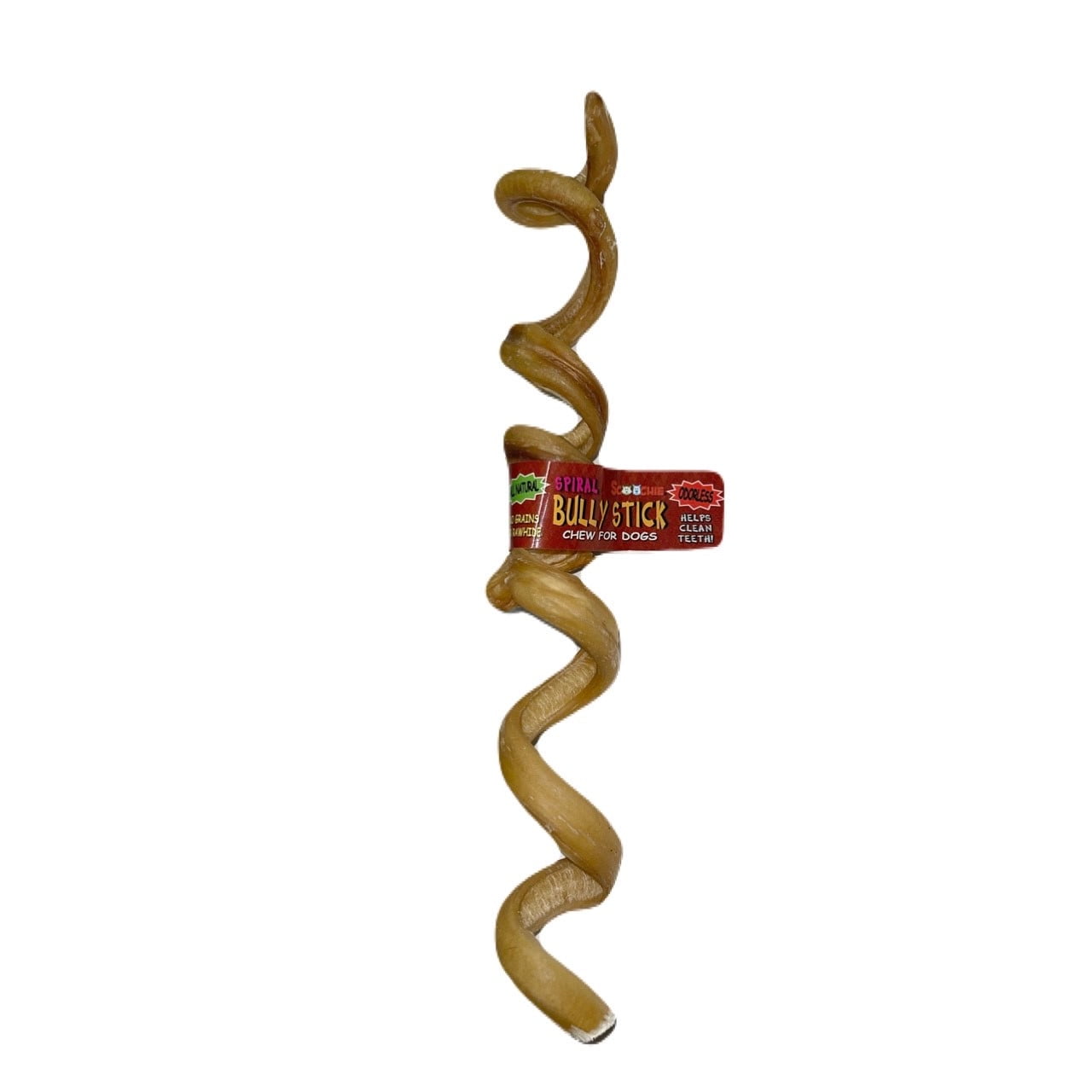 Click here for Scoochie Pet 12 Inch Spiral Bully Stick With Scooc... prices