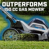 "HART 40V 20"" Cordless Electric Lawn Mower with Self-Propelled Dual ...