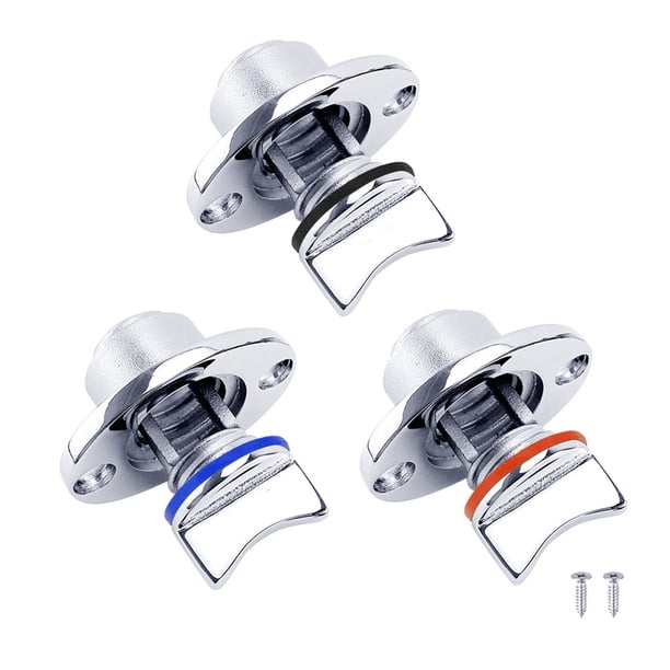 VONKY 2 Pieces Boat Drain Stopper Stainless Thread Sealing Stoppers ...
