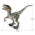 Large, Realistic Velociraptor Dinosaur Toy, Action Figure with Movable ...