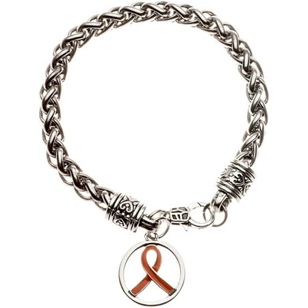 Infinity Collection Orange Ribbon Bracelet, Leukemia Awareness, MS ...
