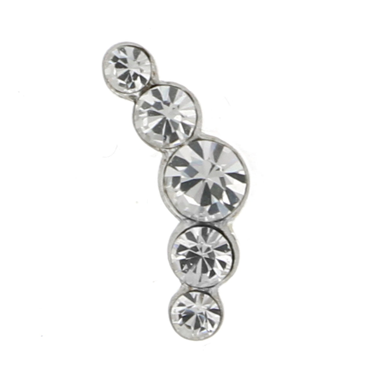 Mi Amore 925 Sterling Silver 16G Helix Externally Threaded Body-Jewelry ...