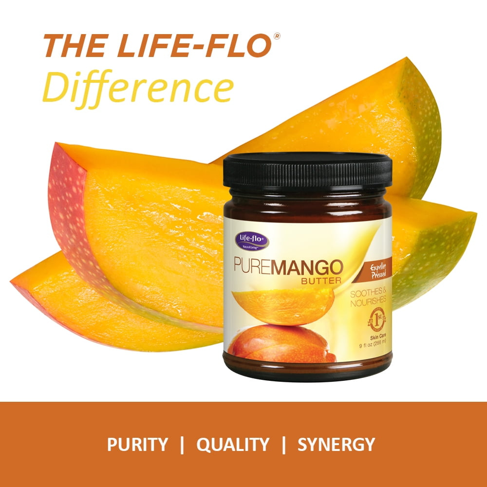 Buy Life-Flo Pure Mango Butter 9 fl oz Cream Online at Lowest Price in ...