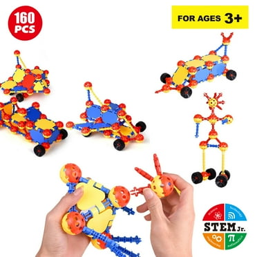Joyn Toys - Kids Buildable Creative Builders, 140-Piece Fluorescent ...