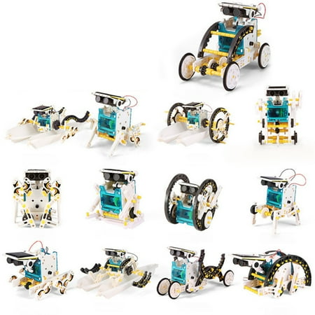 13 In 1 Educational Solar Robot Kit DIY Robotic Robotic Set Kid Fun ...
