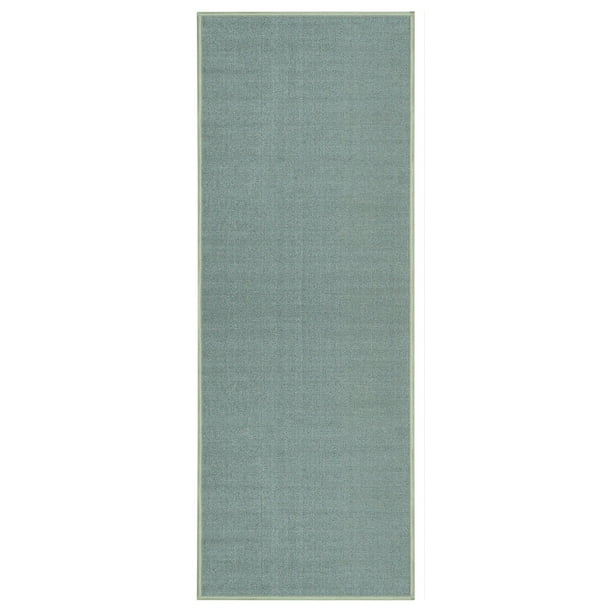 Custom Size Runner Sage Green Solid Single Color Plain Non-Slip (Non ...