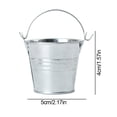 AGIUFGS Mini Iron Bucket Tall, Festive Holiday Designs, for Party ...