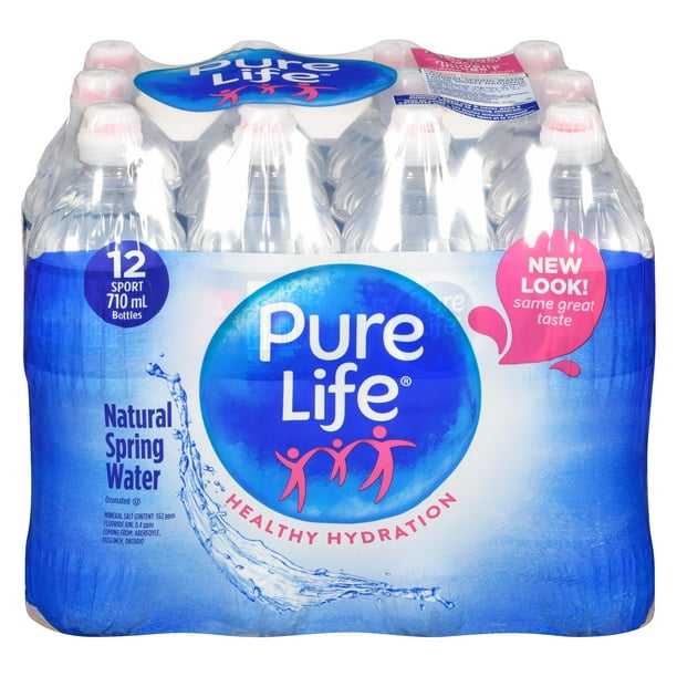 Pure Life® Natural Spring Water, 12 x 710 mL - Walmart.ca