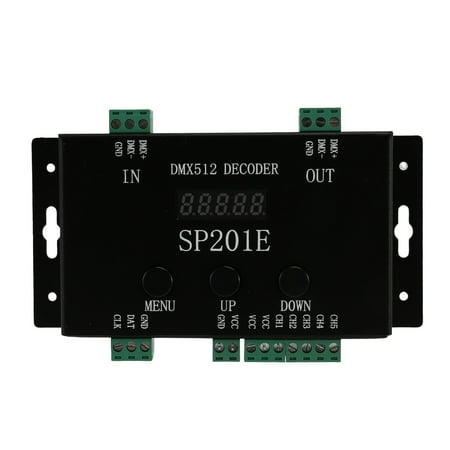SP201E DMX512 WS2812B WS2811 to SPI Controller Decoder,Support Multiple ICs | Walmart Canada