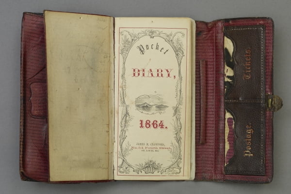 Print: John Wilkes Booth Diary, Artifact In The Museum Collection ...