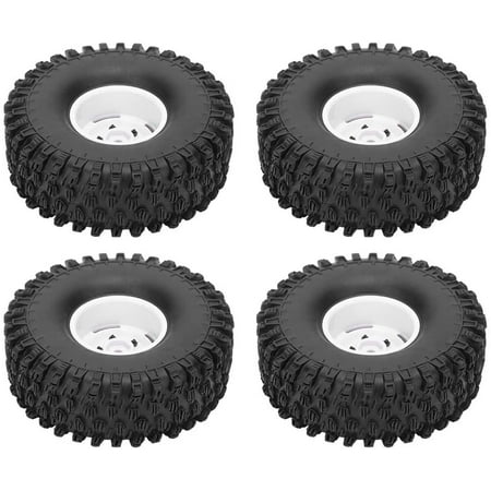 1.9 Inch RC Car Tire, 4Pcs Durable Rubber Strong Grip Remote Control Crawler Car Wheel Rim ...