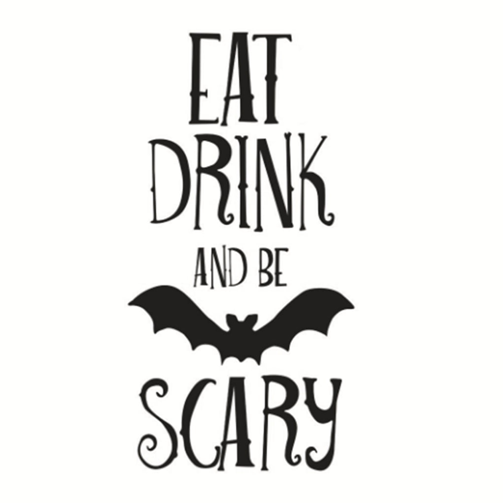 Click here for Fastboy Bat Engligh Letters Eat Drink Or Scary Hal... prices