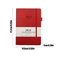 Jpxdew 2025 English Calendar Clearance,A5 Schedule Notebook,8.35x5.83x0 ...