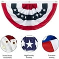 3x6Ft American Flag Bunting Patriotic Decorations,5 Pcs USA Pleated Fan ...