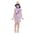 Disney Character Sleeveless Hooded Cosplay Top & Shorts, 2-Piece Set ...