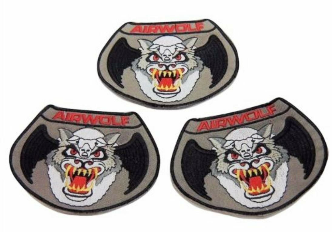 Airwolf TV Series Embroidered Patch Set of 3 Patches - Walmart.com