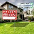 Open House Signs 18x12 Inch with Arrow Direction Guide, Double High ...