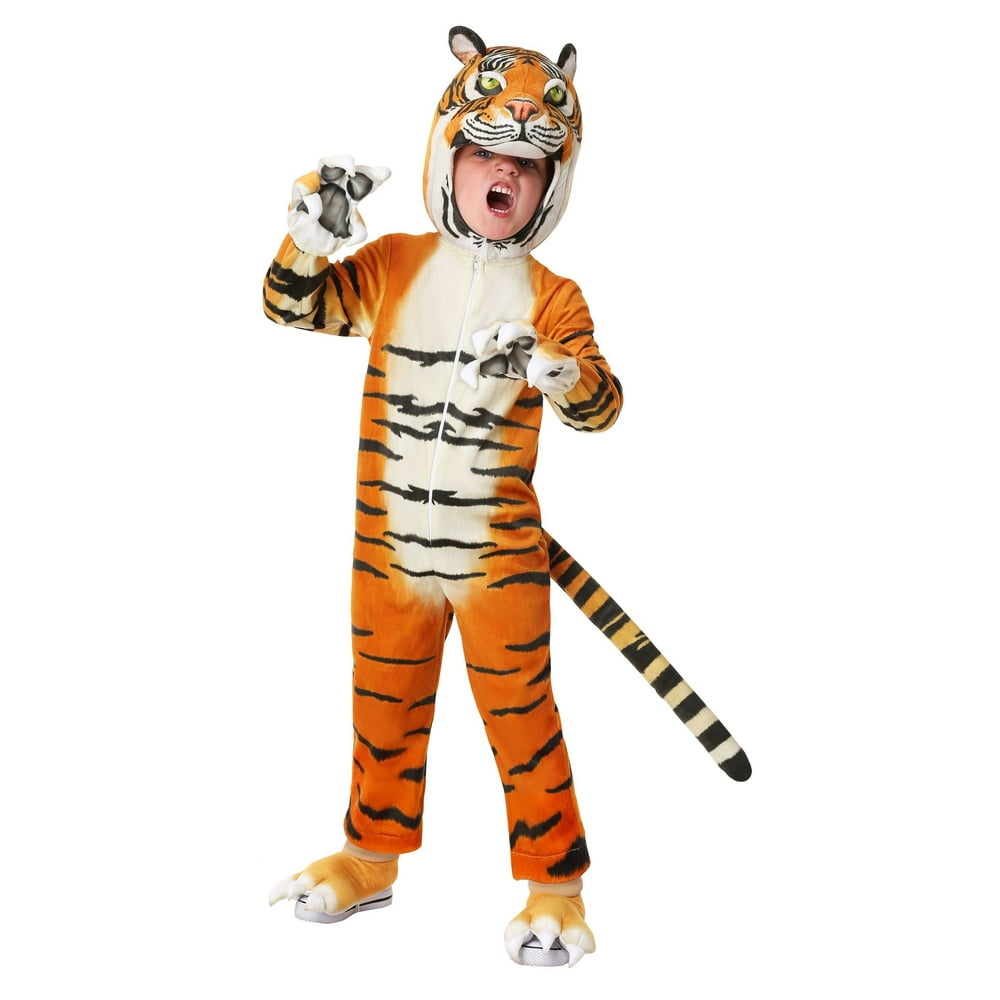 Toddler's Realistic Tiger Costume - Walmart.com - Walmart.com