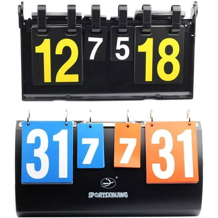 siyogweesiyogwee Portable Sports Competition 4-Digital Scoreboard for ...