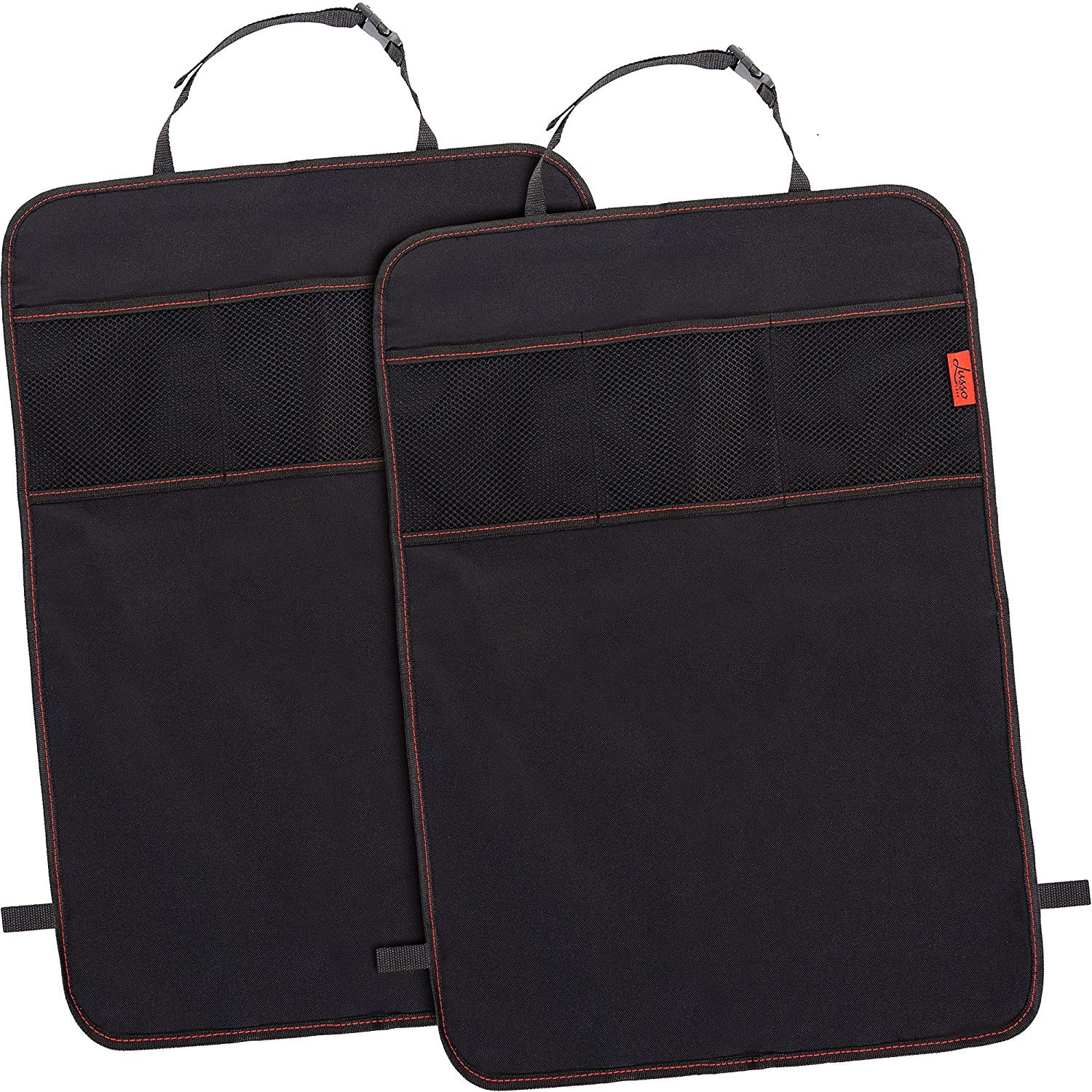 Lusso Gear | Seat Back Protectors for Car | Waterproof Kick Mats with 3 ...