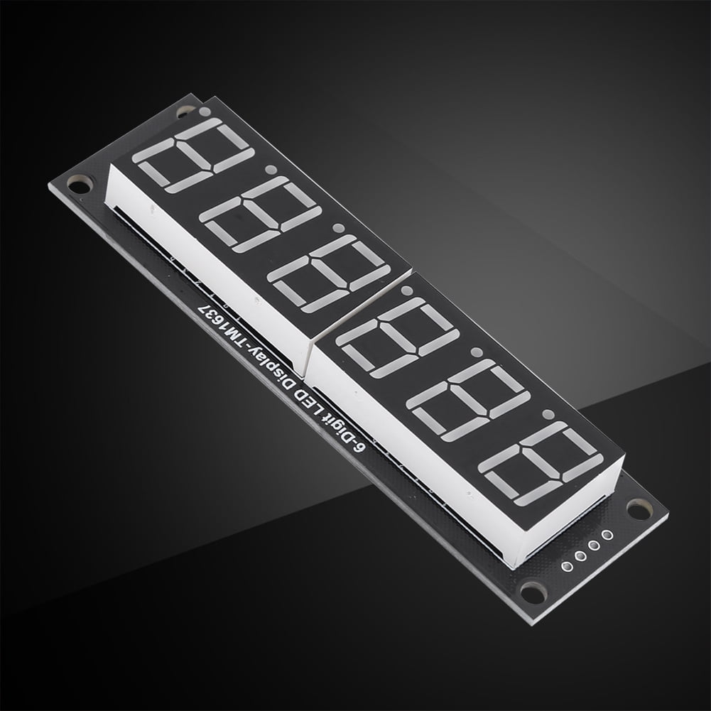 Módulo LED digital de 0,56 pulgadas TM1637 de 6 dígitos y 7 segmentos ...