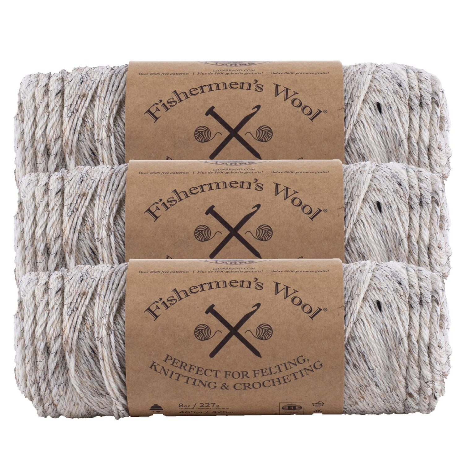 Click here for Lion Brand Fishermens Wool Yarn #4 Medium/Worsted... prices