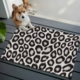 Entryway Rug 2'x3' Leopard Printed Small Area Rug Non-Slip Front Door ...