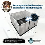 EZwhelp EZclassic 48" x 48" Dog Whelping Box Tall Playpen with Rails ...